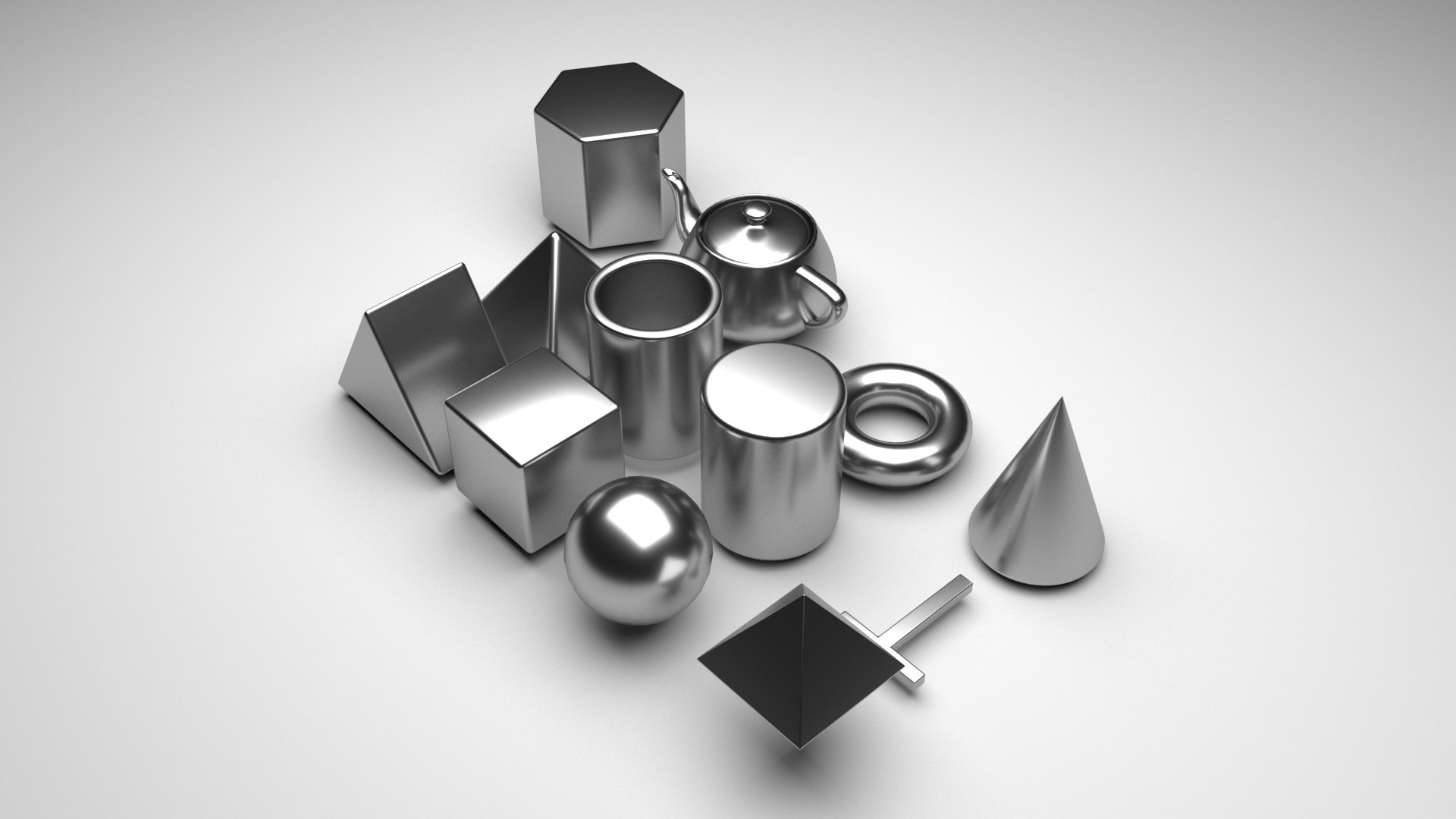 Magnetic Different Geometric Shapes 3D Model - TurboSquid 1826617