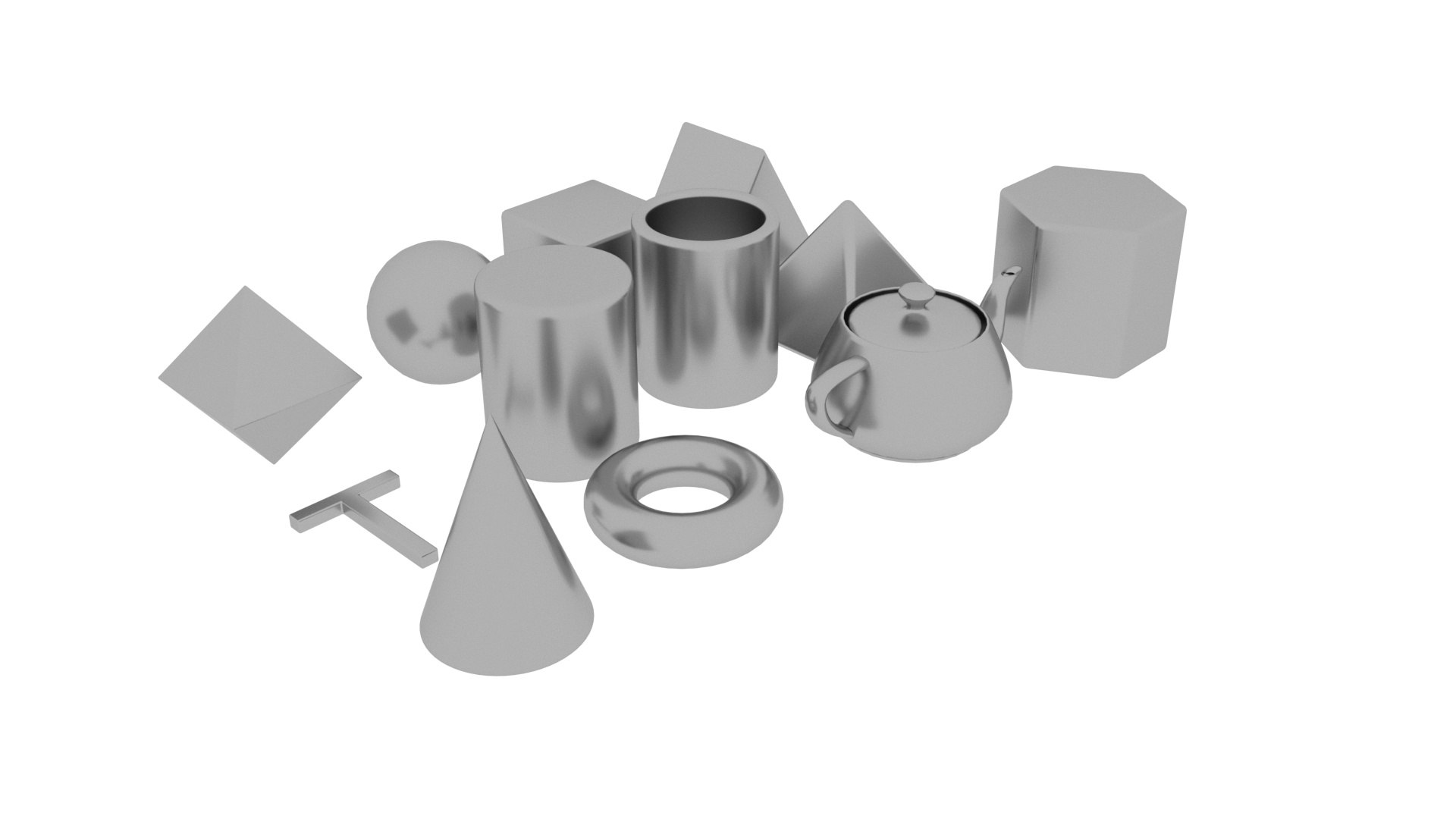 Magnetic Different Geometric Shapes 3D Model - TurboSquid 1826617