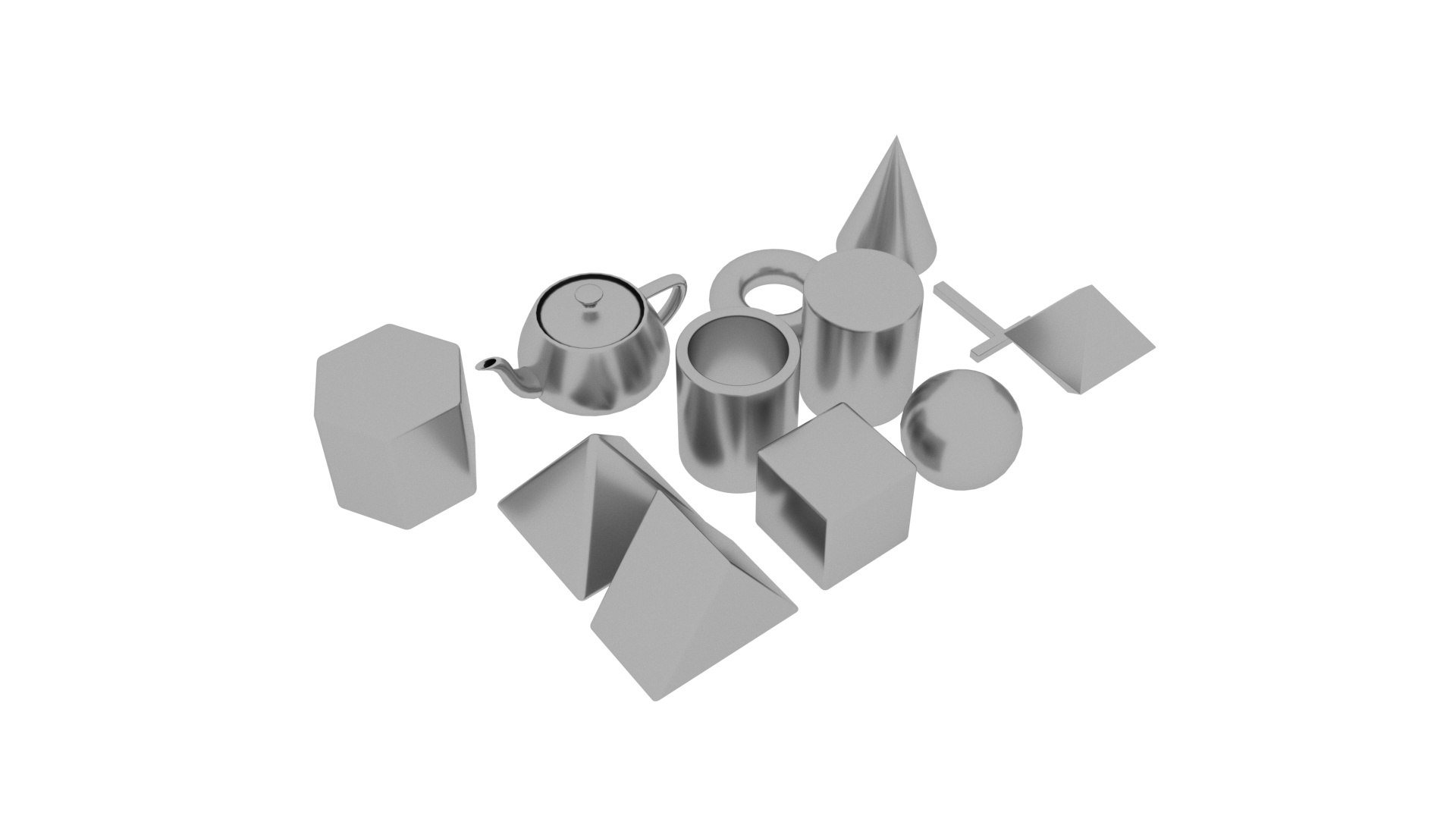 Magnetic Different Geometric Shapes 3D Model - TurboSquid 1826617