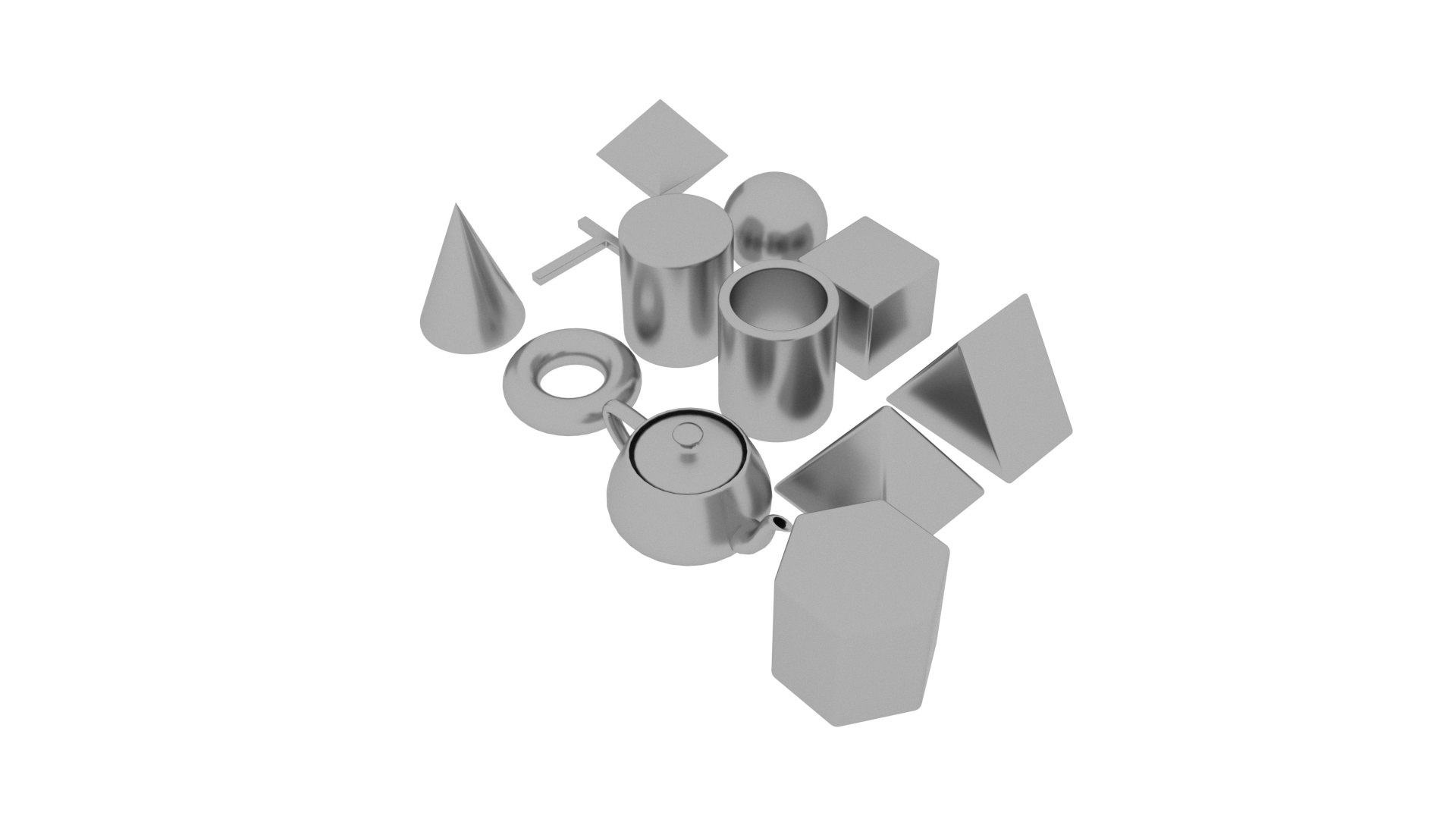 Magnetic Different Geometric Shapes 3D Model - TurboSquid 1826617
