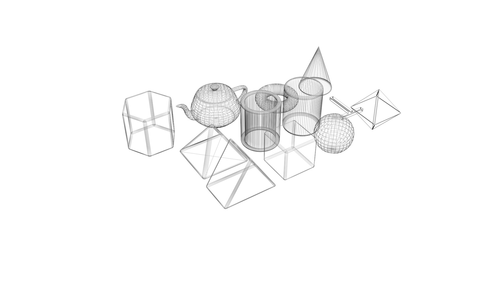 Magnetic Different Geometric Shapes 3D Model - TurboSquid 1826617