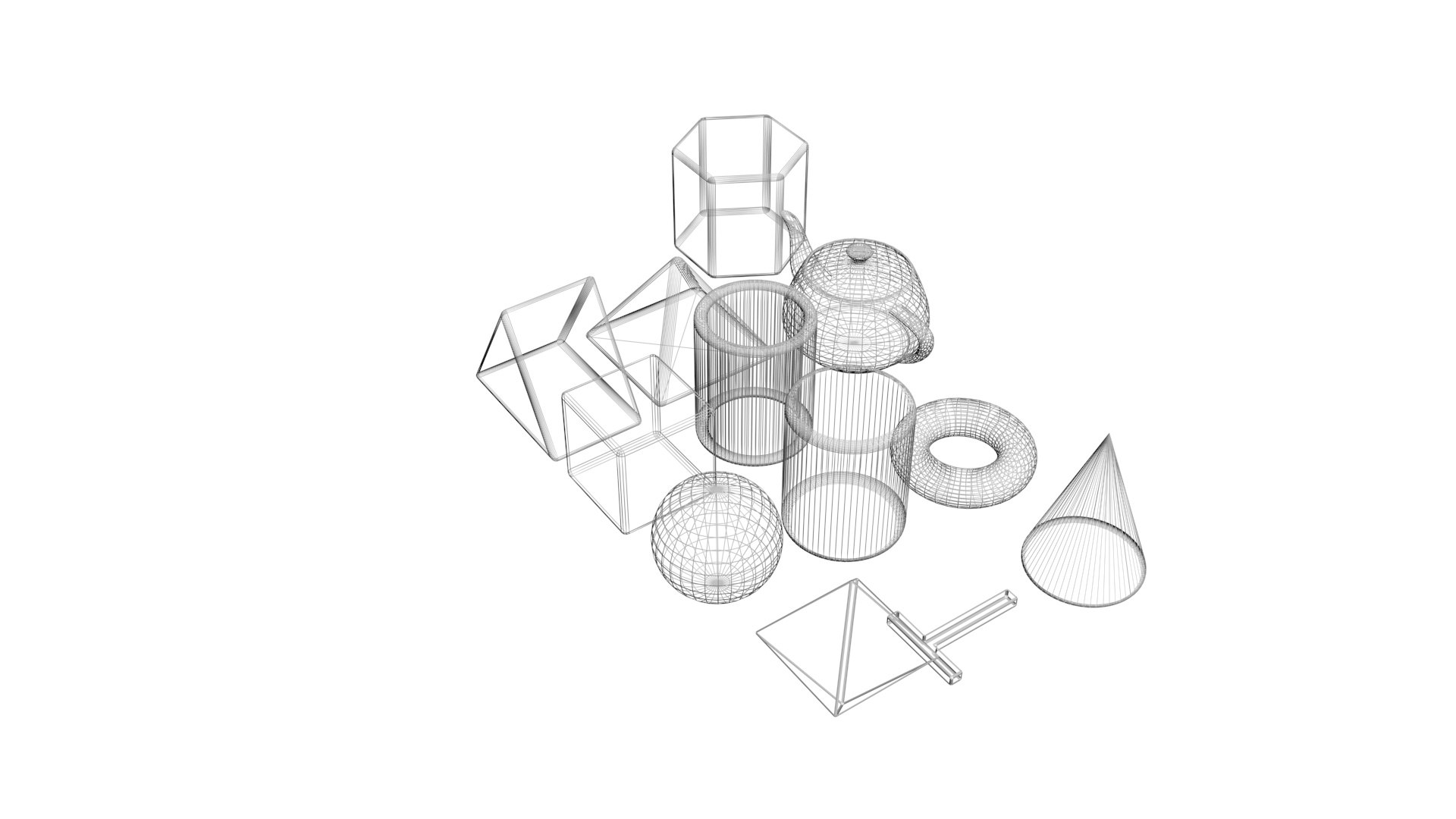 Magnetic Different Geometric Shapes 3D Model - TurboSquid 1826617