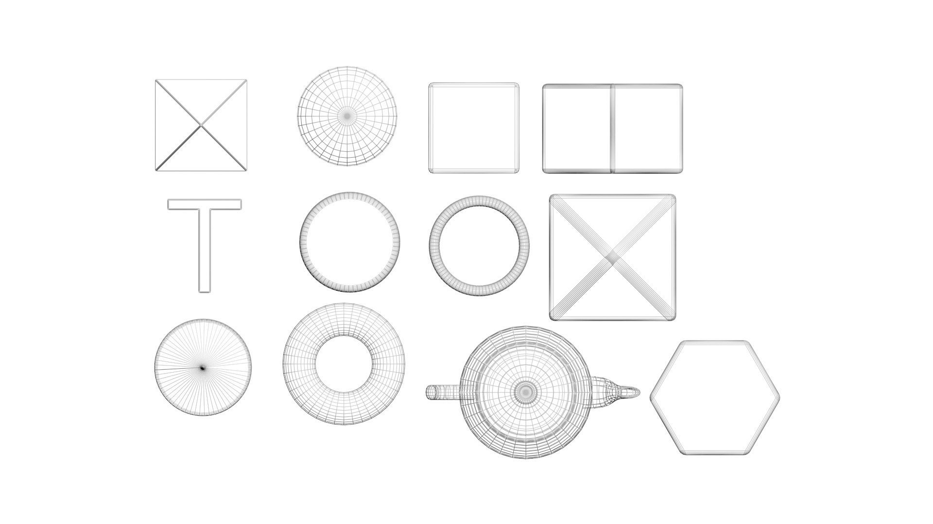 Magnetic Different Geometric Shapes 3D Model - TurboSquid 1826617