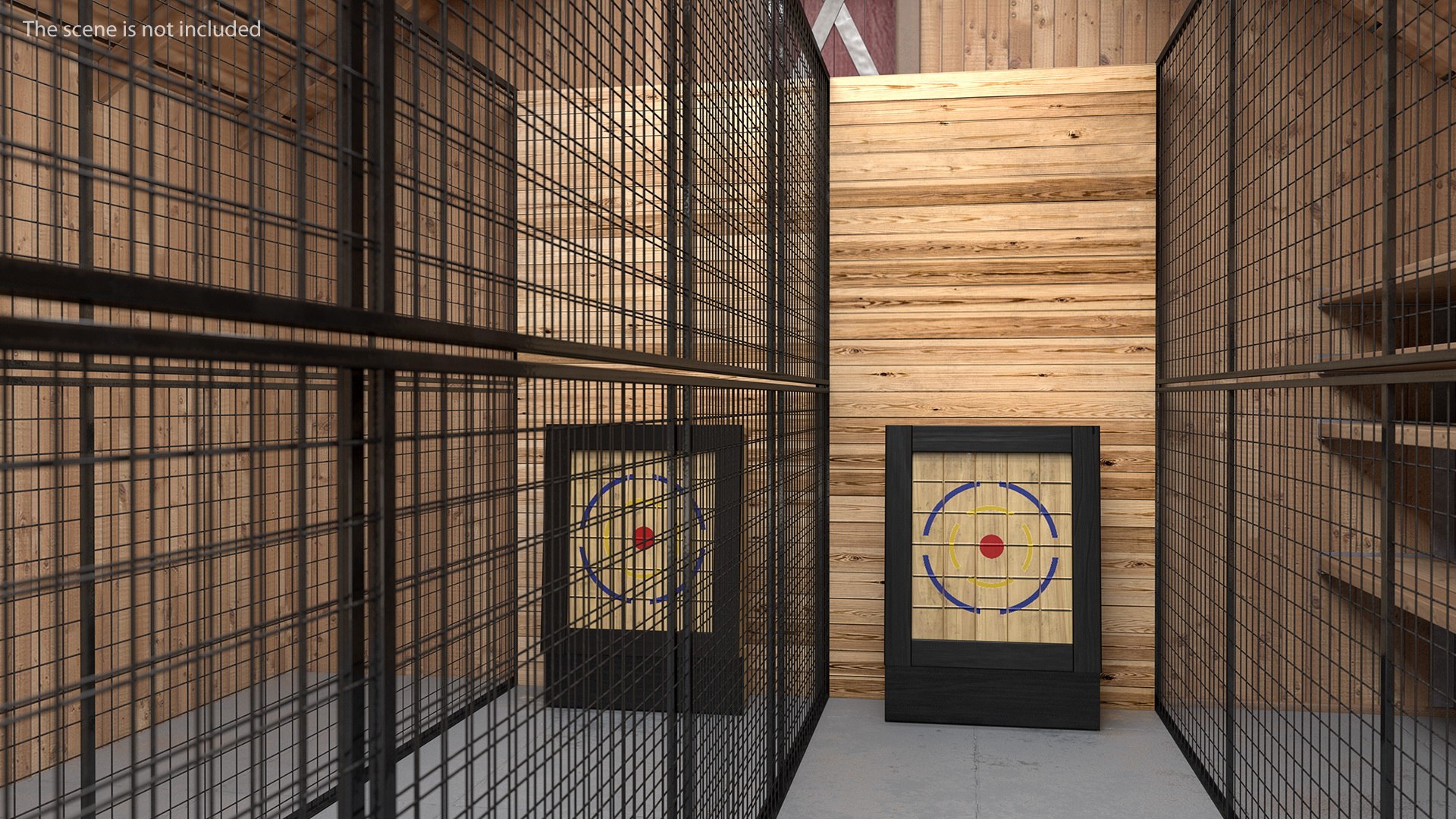 Mobile Axe Throwing Range 3D Model - TurboSquid 1625853