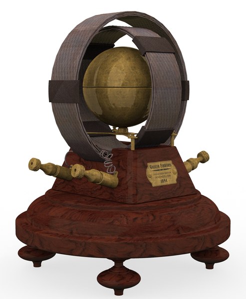 modèle 3D de Moteur à induction de Galileo Ferraris (vers 1890 ...