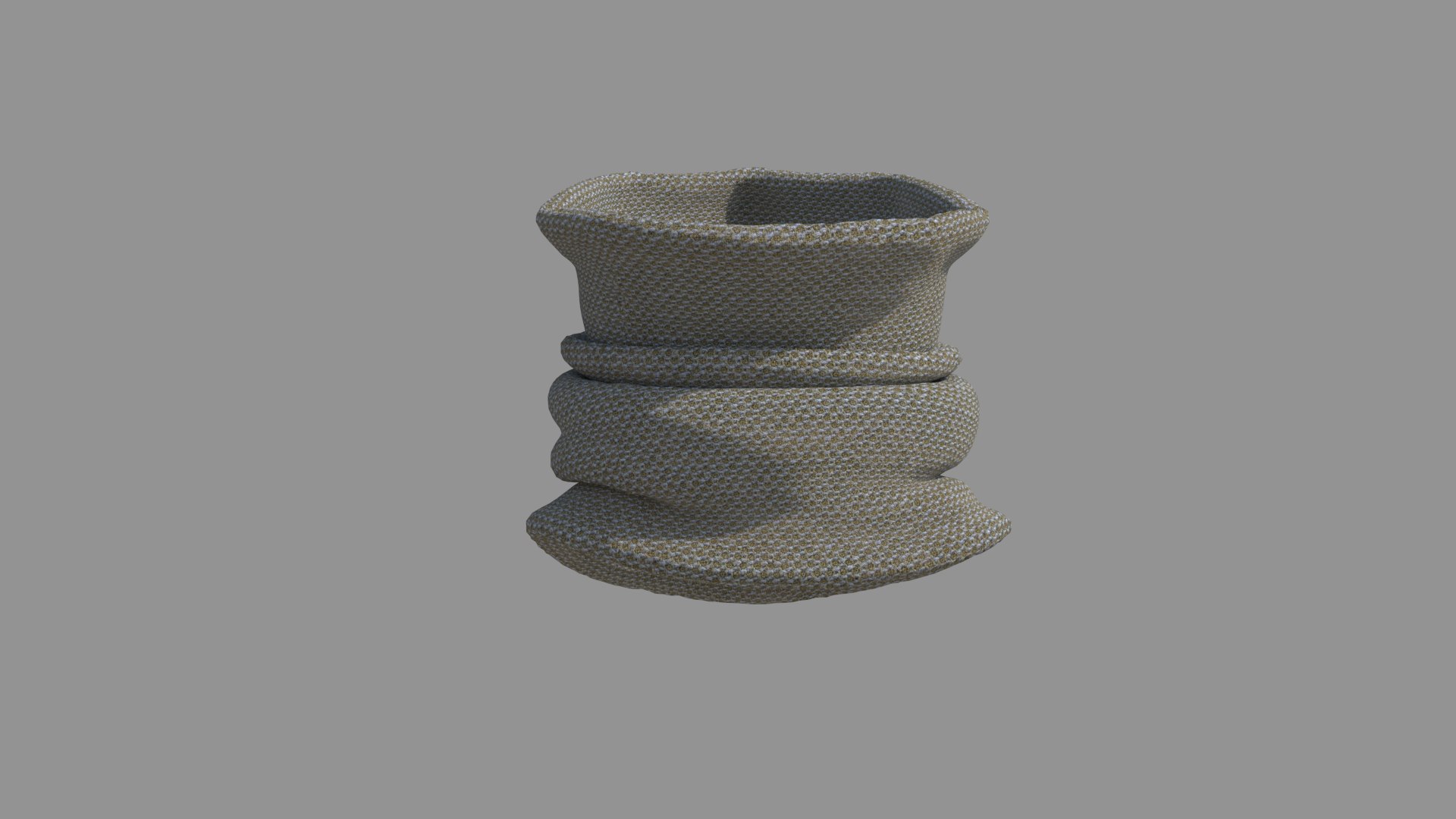 Scarf - High Neck Collar 3D model - TurboSquid 1977835