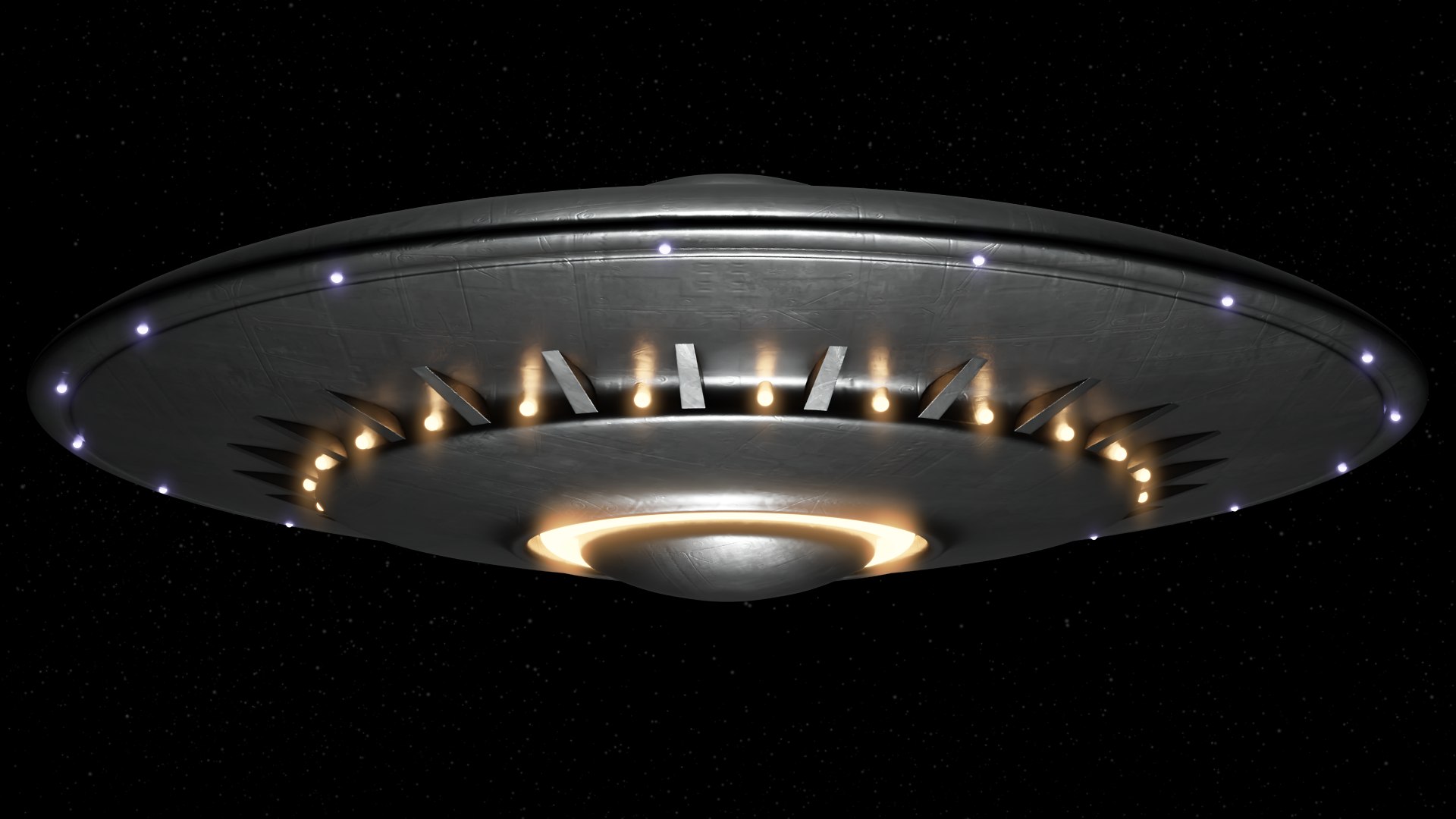 3D UFO Realistic Spaceship - Flying Saucer - TurboSquid 1966501