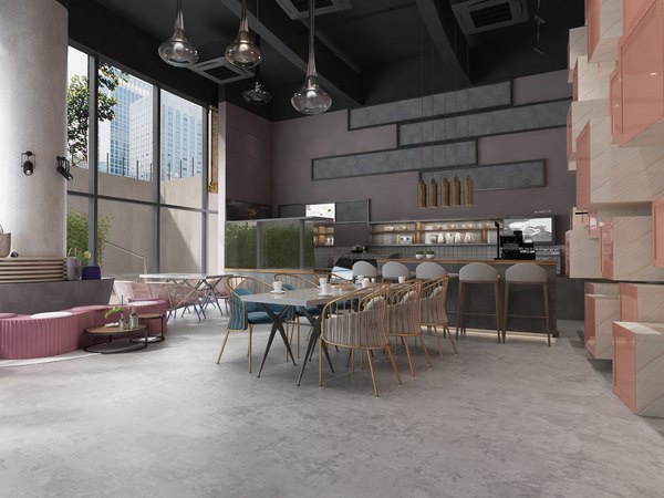 3D 18 Coffee Shops - Restaurants - Big Bundle 01 model - TurboSquid 1982584