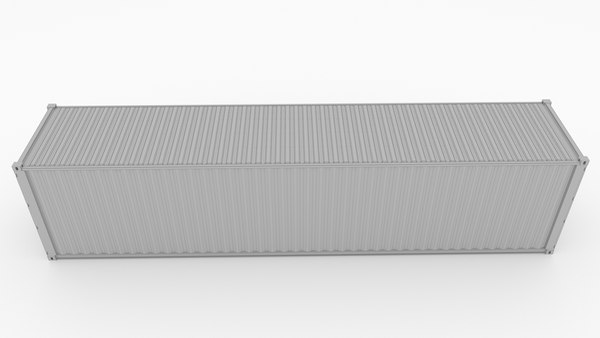 3d model 40ft shipping container