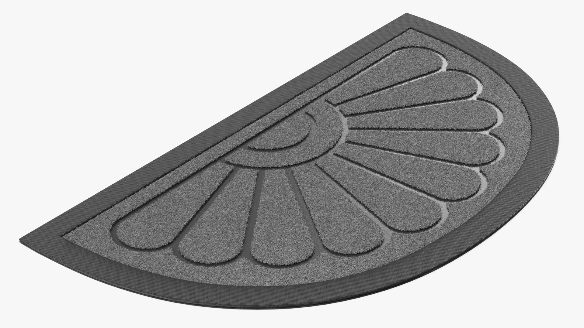 Grey Arched Door Mat Fur 3D - TurboSquid 2136241