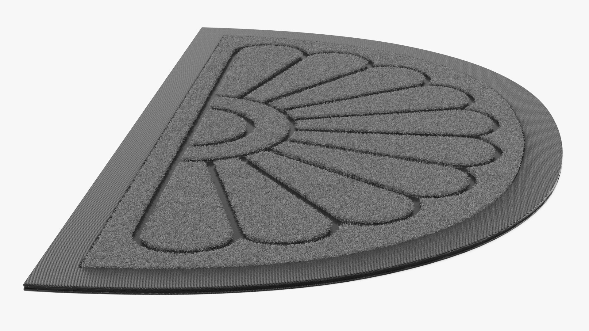 Grey Arched Door Mat Fur 3D - TurboSquid 2136241