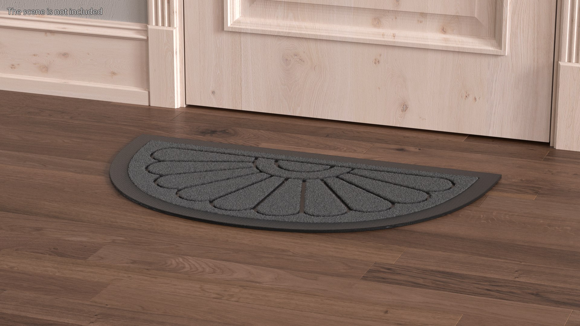 Grey Arched Door Mat Fur 3D - TurboSquid 2136241