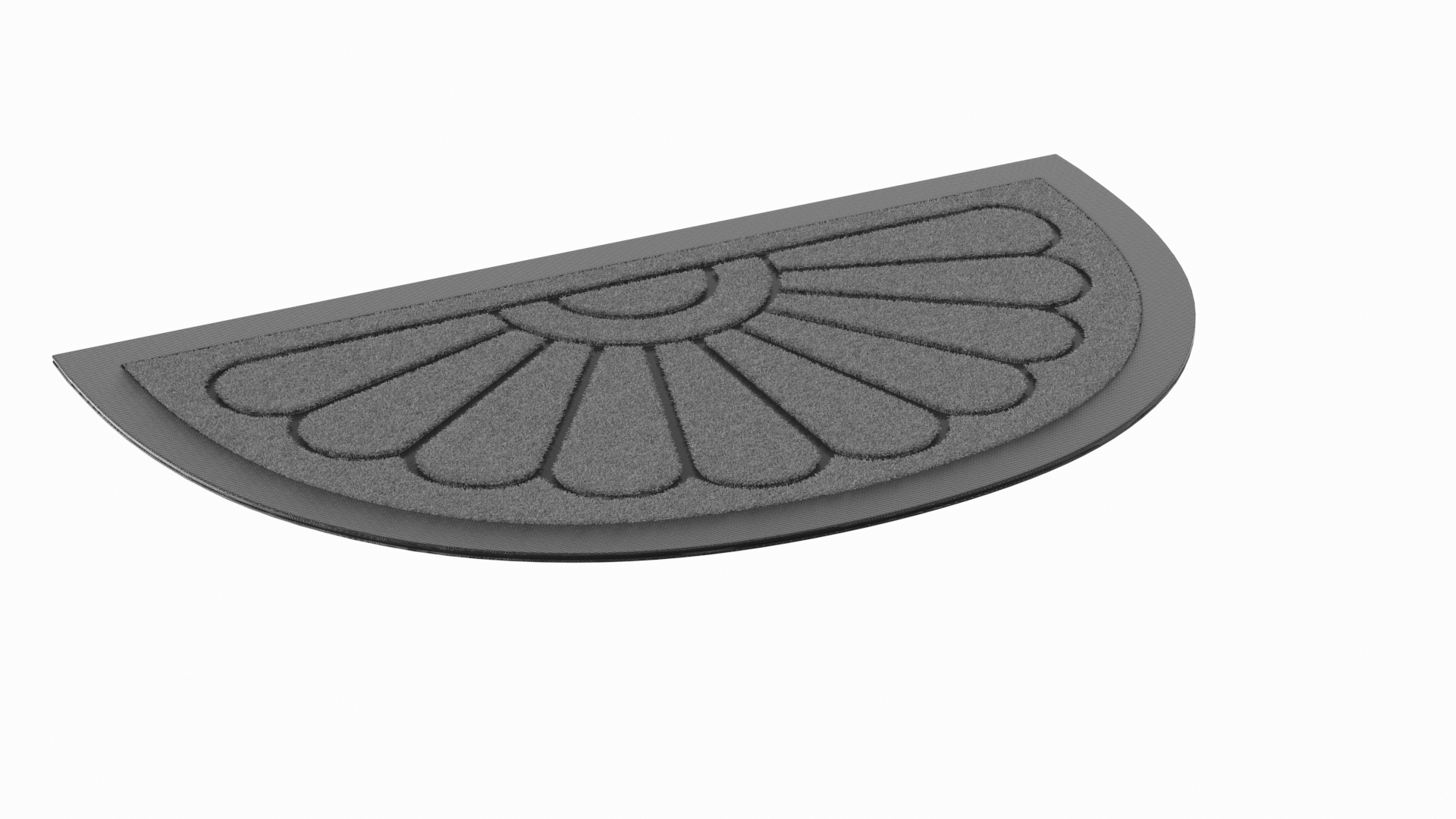 Grey Arched Door Mat Fur 3D - TurboSquid 2136241