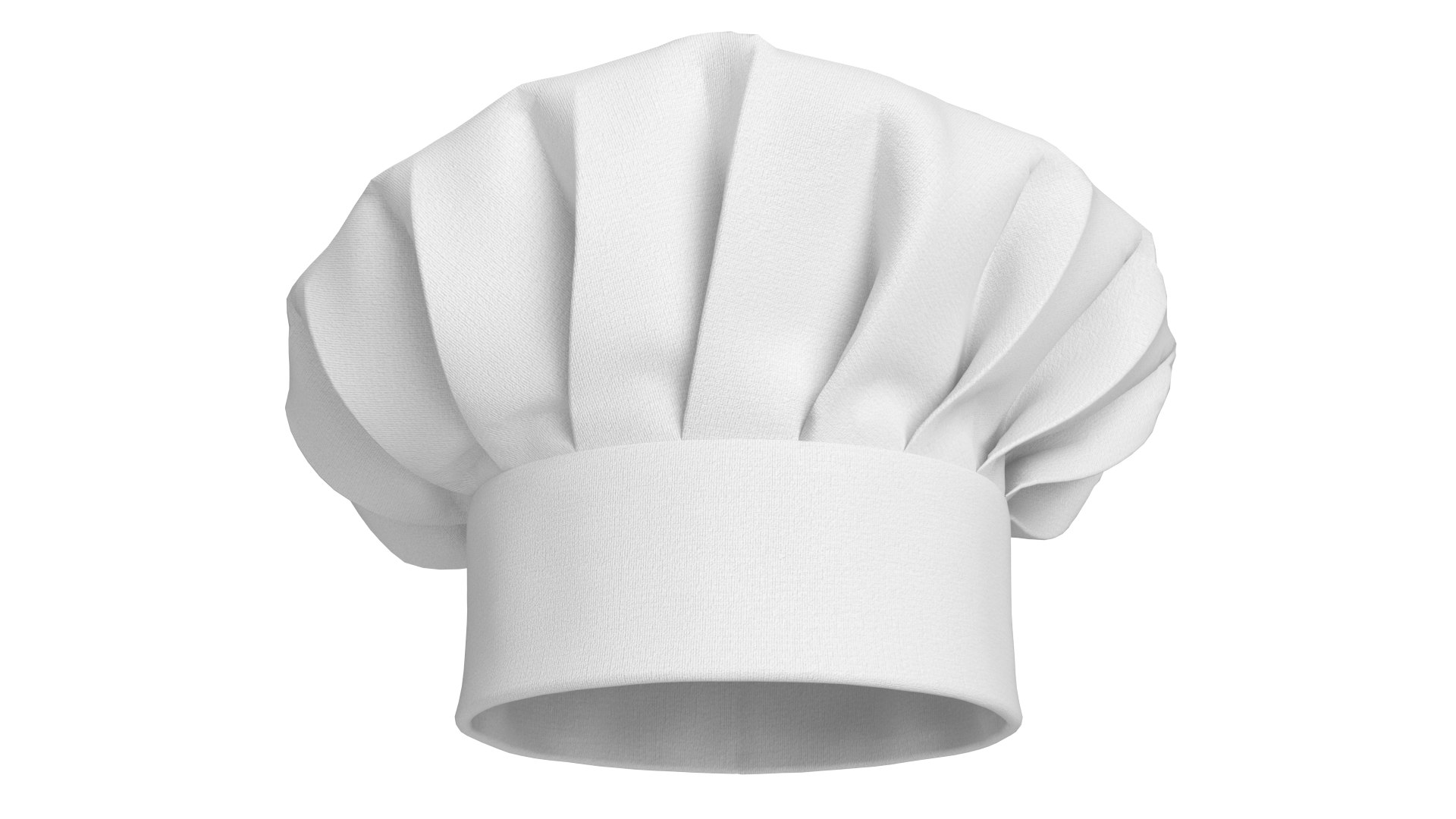 3D Chef Hat 01 White - TurboSquid 2149361