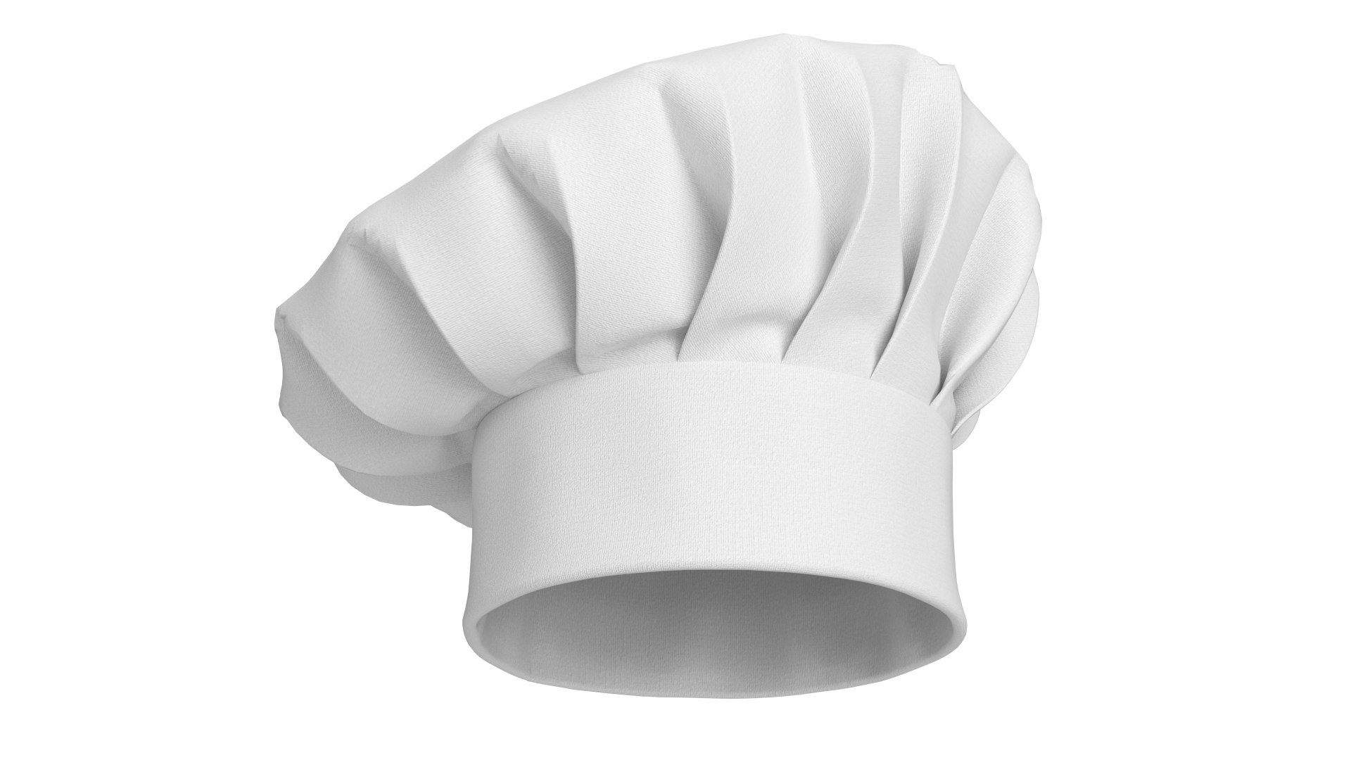 3D Chef Hat 01 White - TurboSquid 2149361
