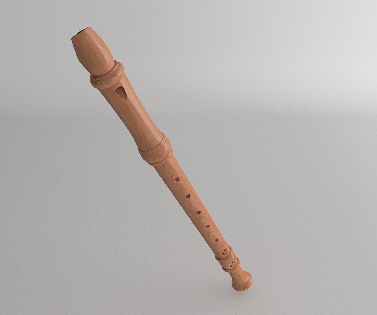 3d Flute Details Modelled