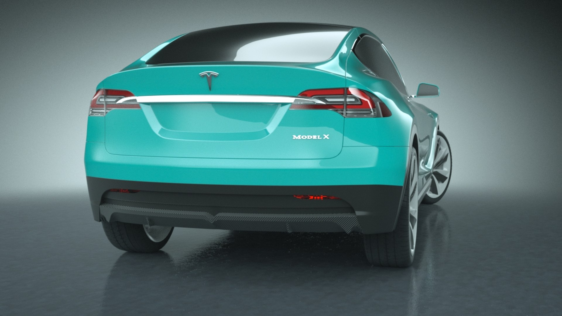 2013 Tesla X Modeled 3d 3ds