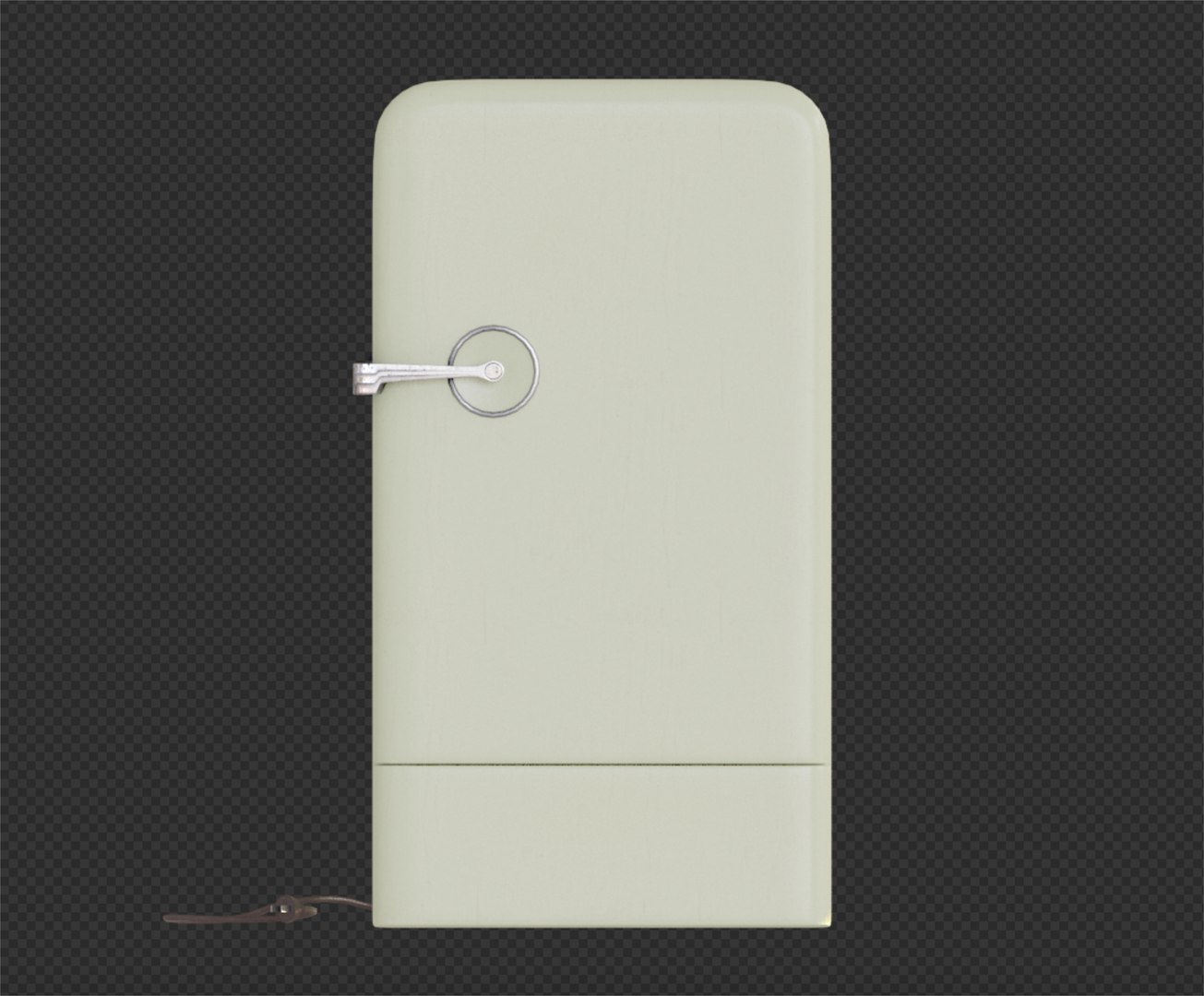 3D Vintage Refrigerator Old Model - TurboSquid 1706868