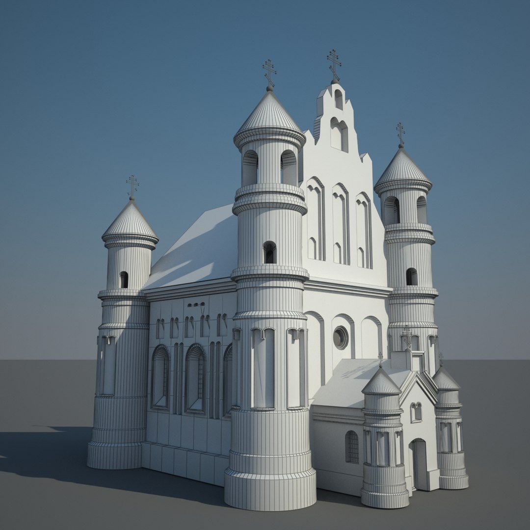 Orthodox Chapel 3d Model