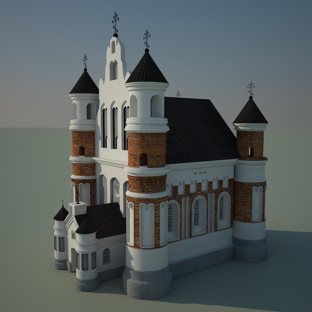 Orthodox Chapel 3d Model