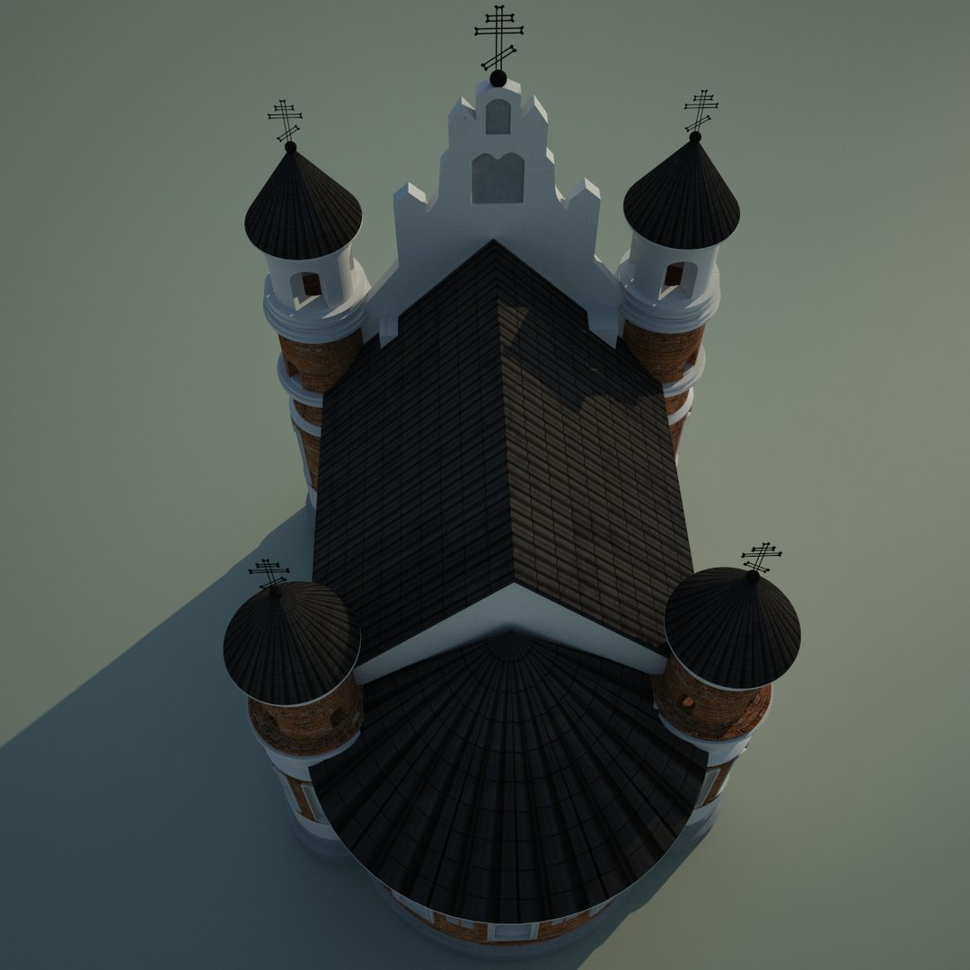Orthodox Chapel 3d Model