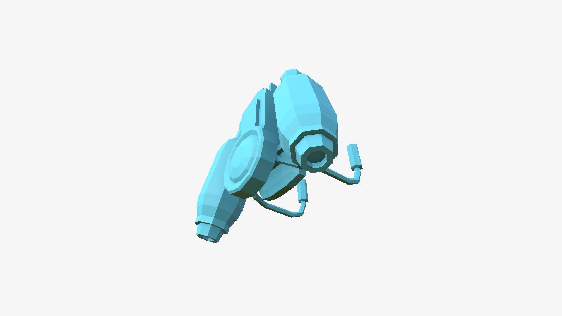 Jetpack Low Poly H02 - SciFi Character Design 3D Model - TurboSquid 2256397
