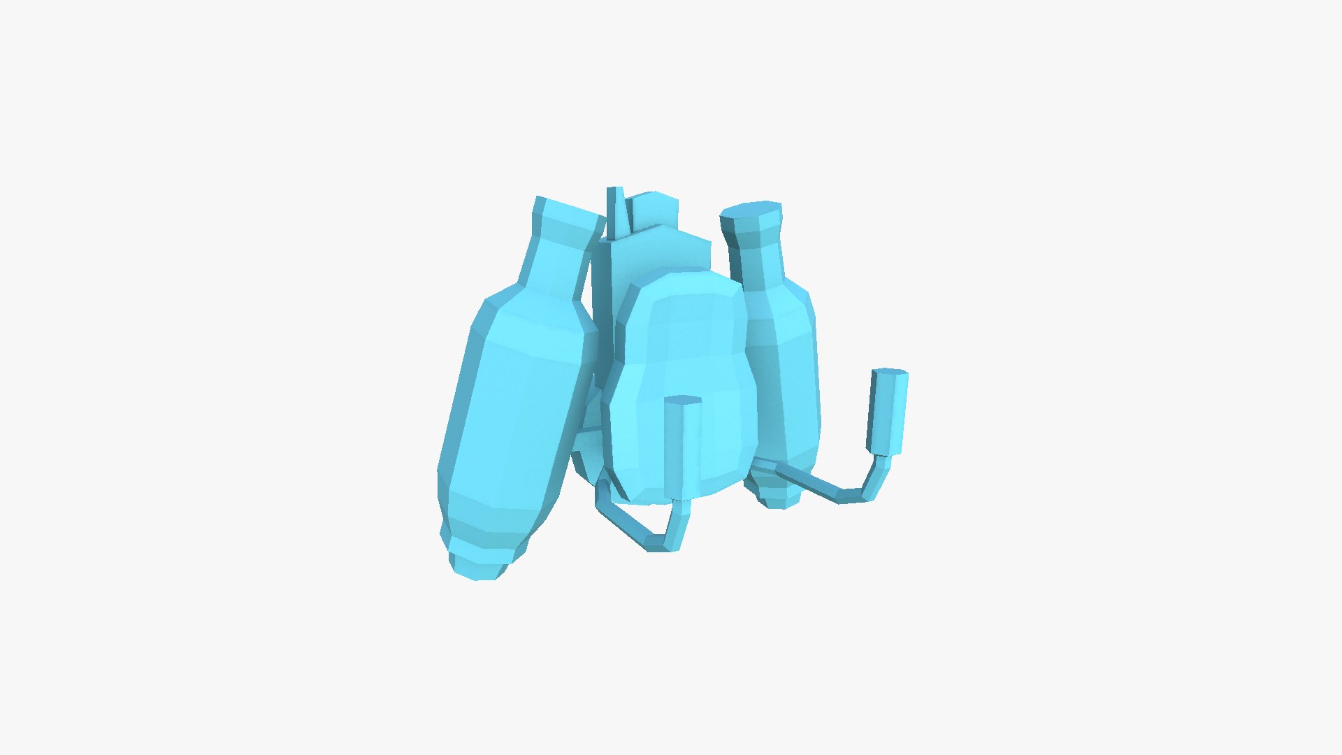 Jetpack Low Poly H02 - SciFi Character Design 3D Model - TurboSquid 2256397