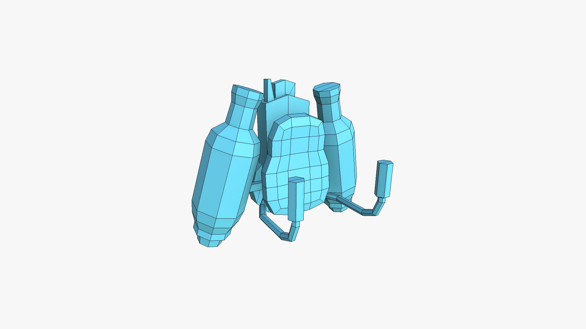 Jetpack Low Poly H02 - SciFi Character Design 3D Model - TurboSquid 2256397