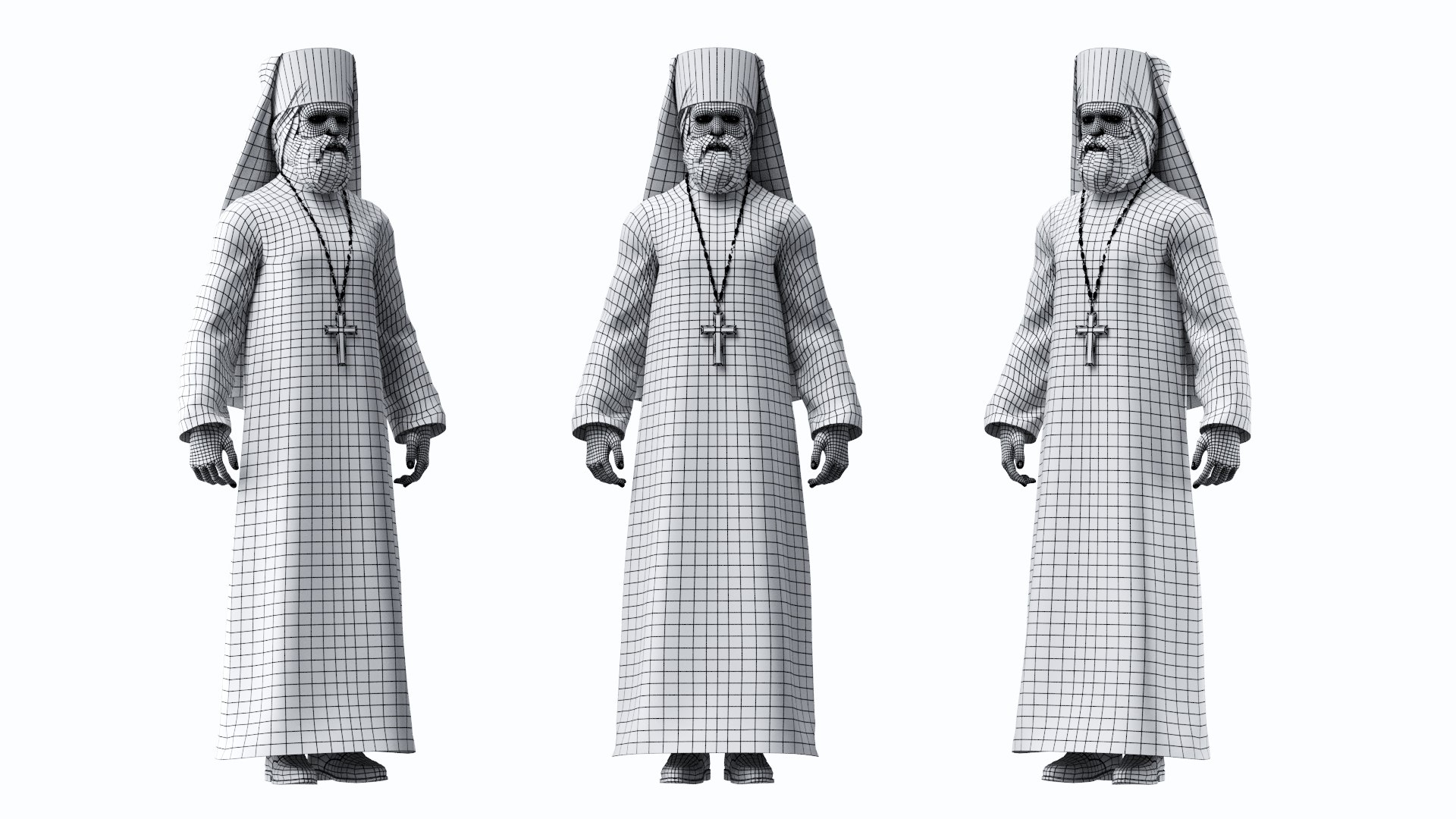 3D Priest Model - TurboSquid 1973984