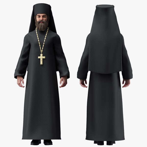 3D Priest model - TurboSquid 1973984