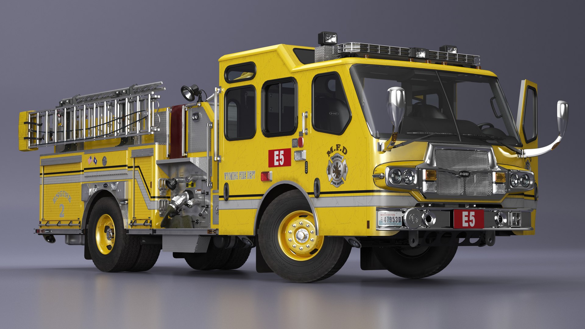 Apparatus E-one Quest Wyoming 3d Max