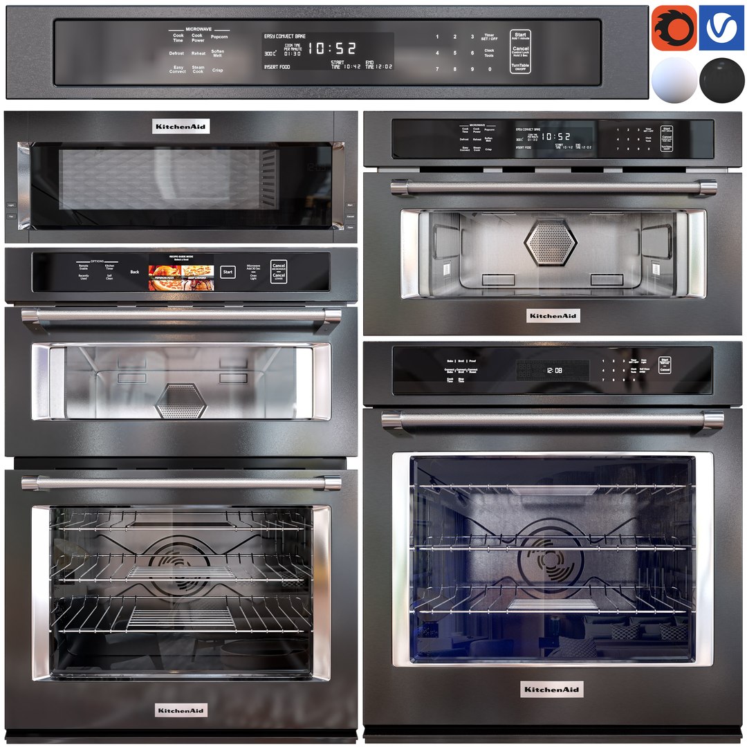 Kitchenaid Appliance Set 3D Model - TurboSquid 1946212