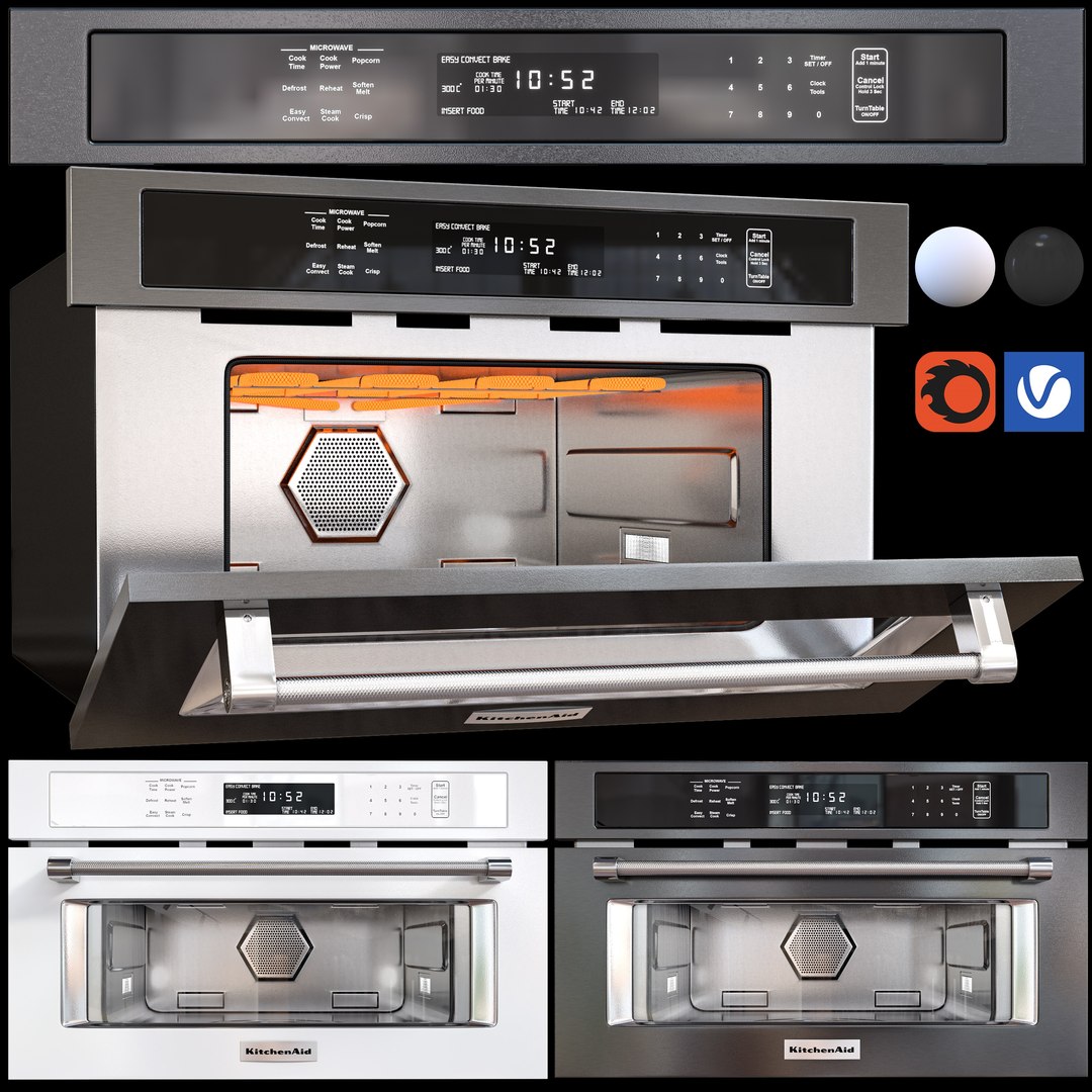 Kitchenaid Appliance Set 3D Model - TurboSquid 1946212
