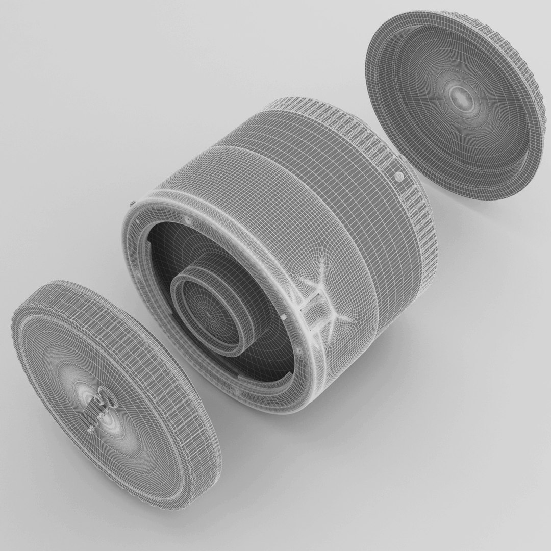 Canon Extender Ef 2x 3d Model
