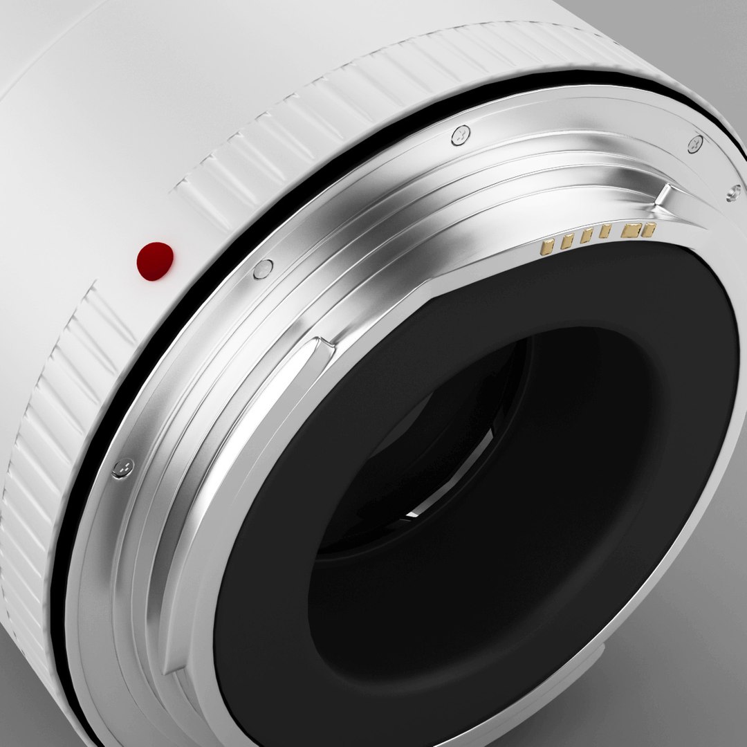 Canon Extender Ef 2x 3d Model