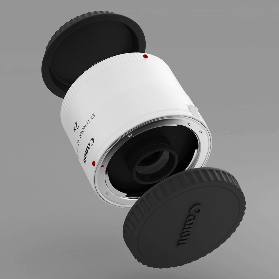 Canon Extender Ef 2x 3d Model