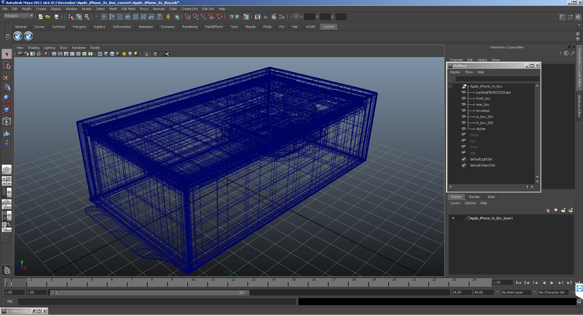 Apple Iphone Xs Box 3D Model - TurboSquid 1370620