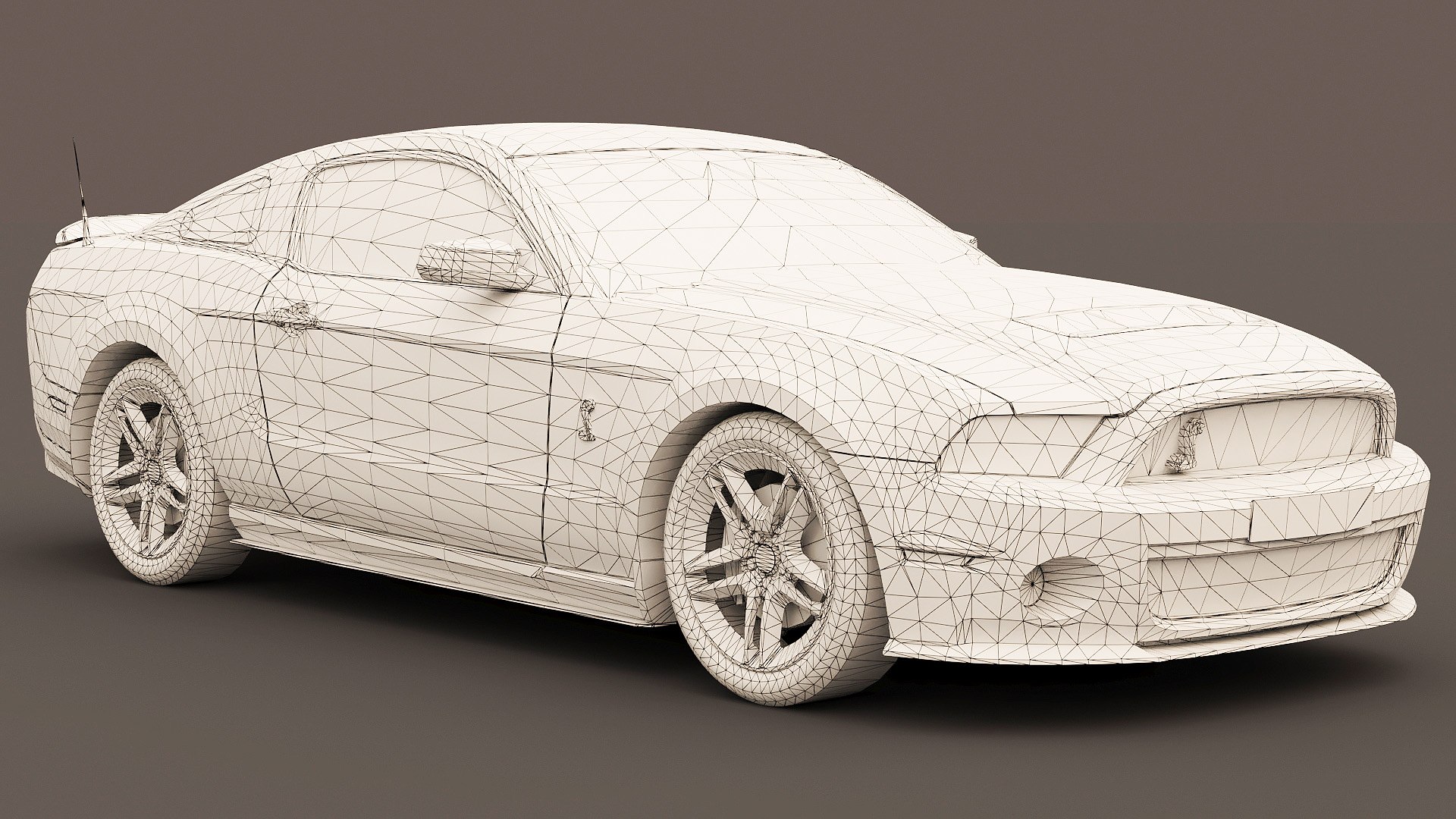 3D ford mustang gt500 2010 - TurboSquid 2031928