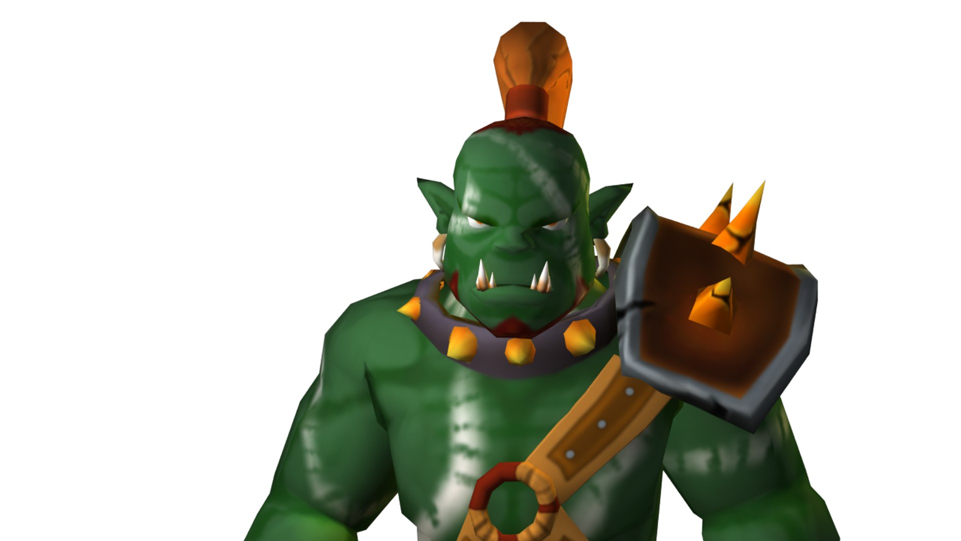 3d orc character model