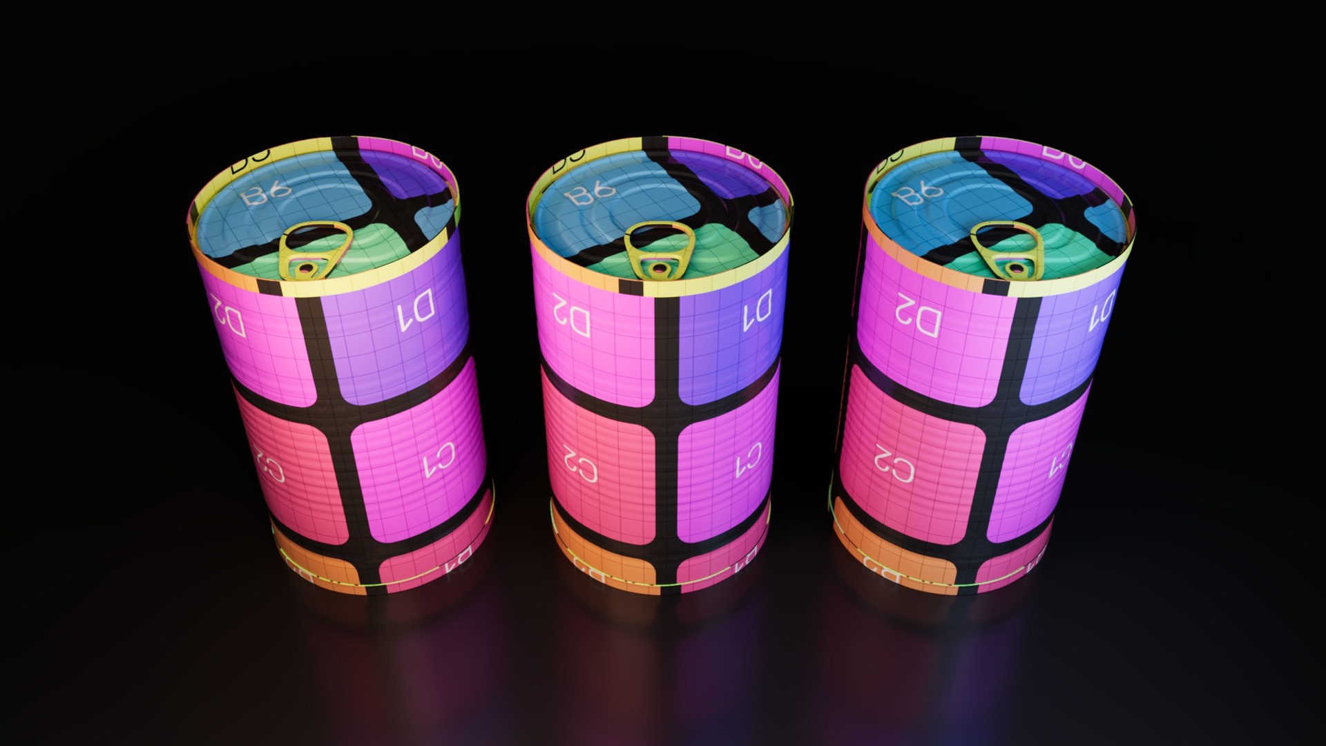 Food Cans Model - TurboSquid 2341797