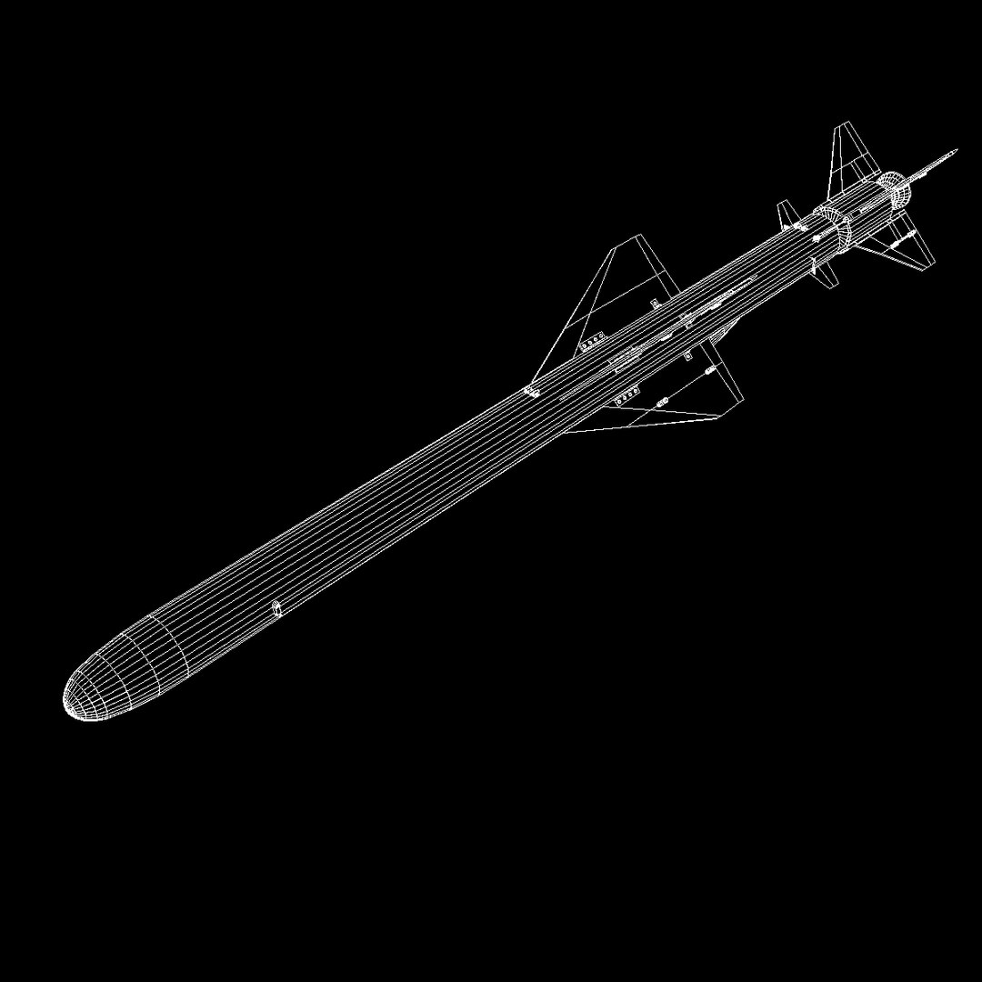 Iranian Cruise Missile Qader 3ds