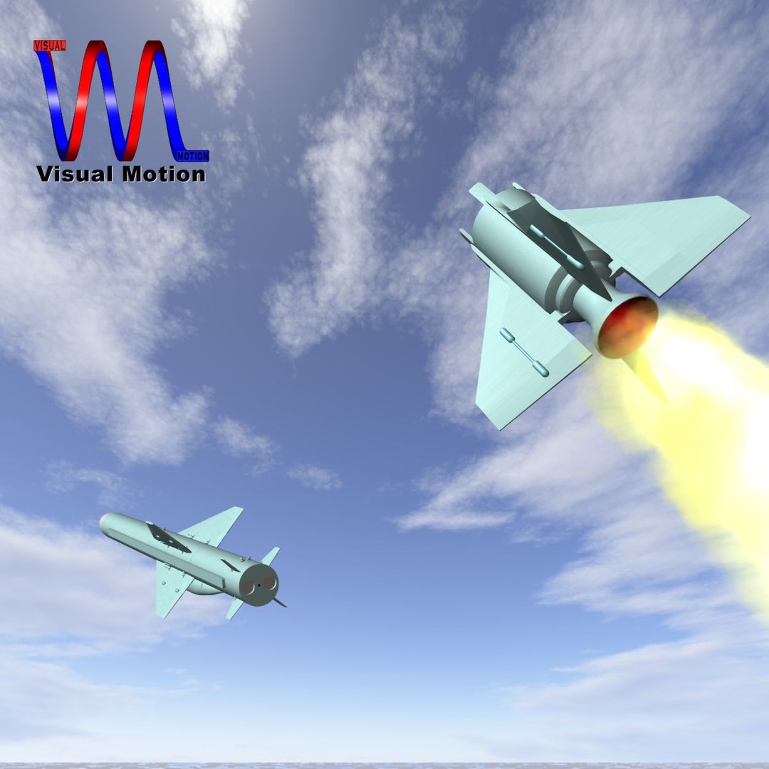 Iranian Cruise Missile Qader 3ds
