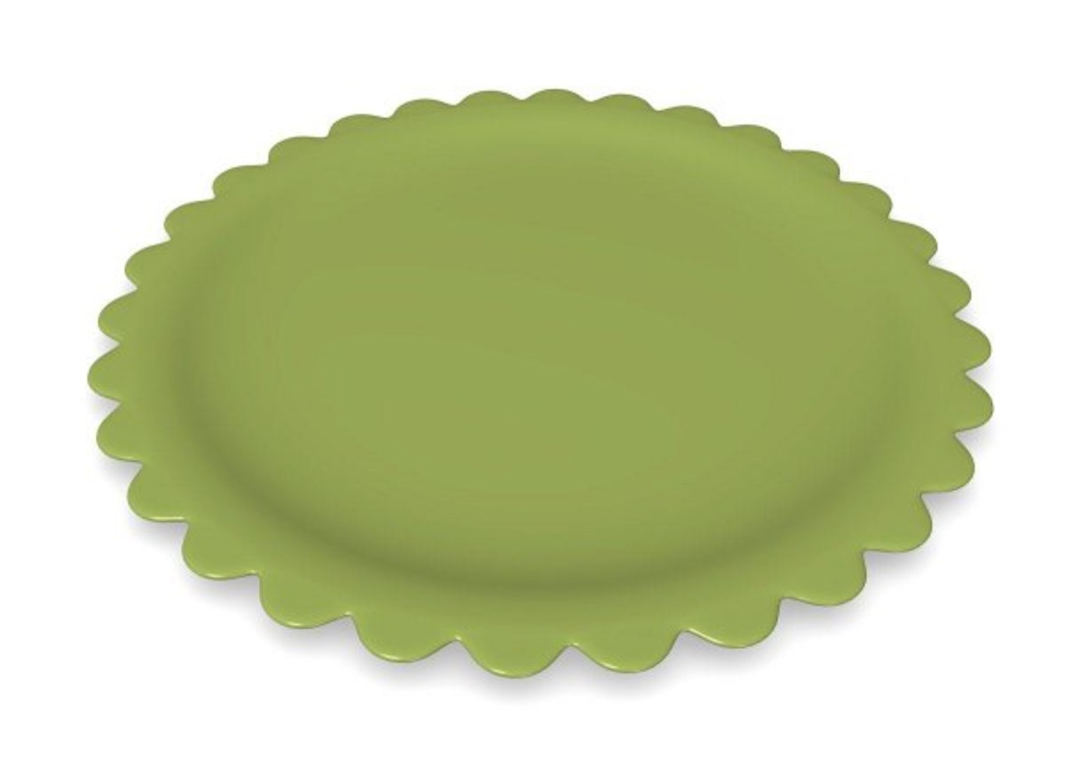 3d golden plate model