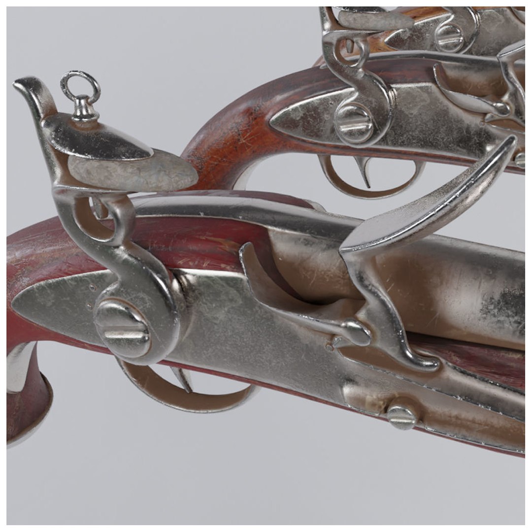 Flintlock Musket Model - TurboSquid 2153725