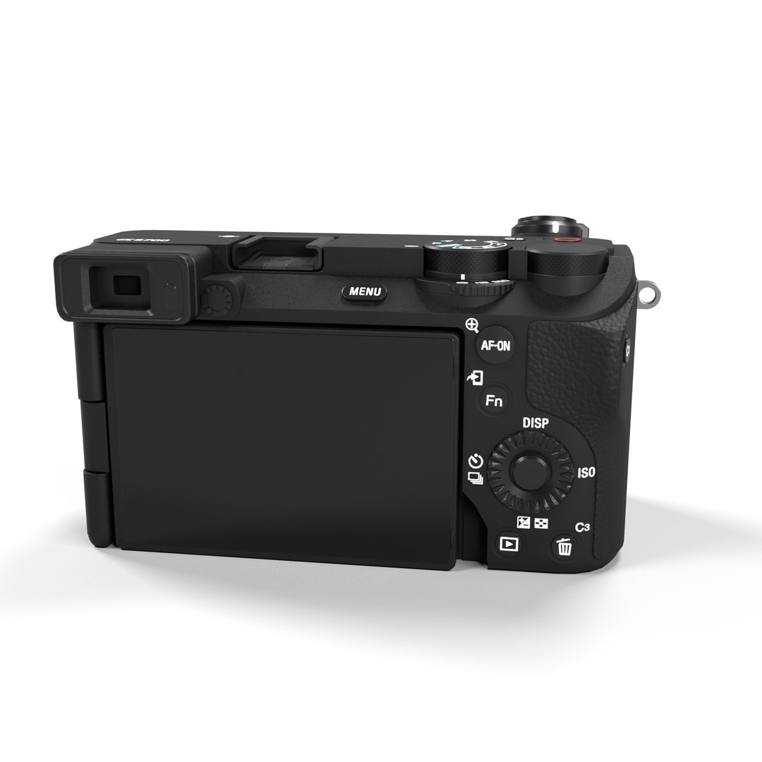 Sony A6700 Mirrorless Camera 3D Model - TurboSquid 2103391