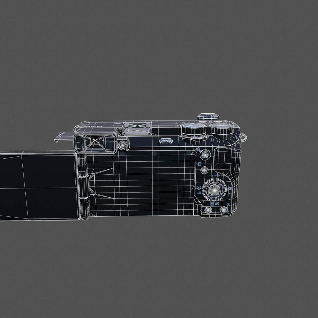 Sony A6700 Mirrorless Camera 3D Model - TurboSquid 2103391