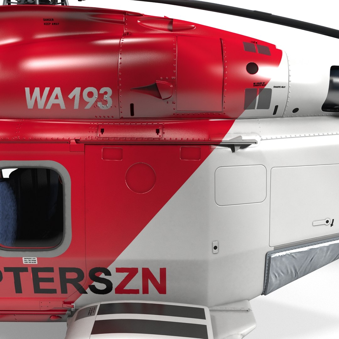 Agustawestland Aw139 Helicopter 3d Model