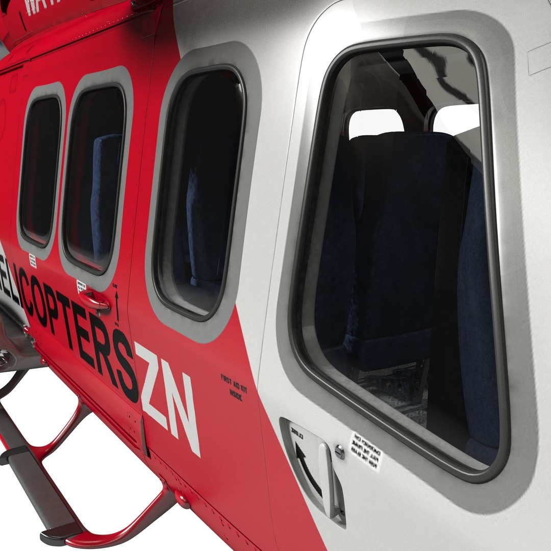 agustawestland aw139 helicopter 3d model