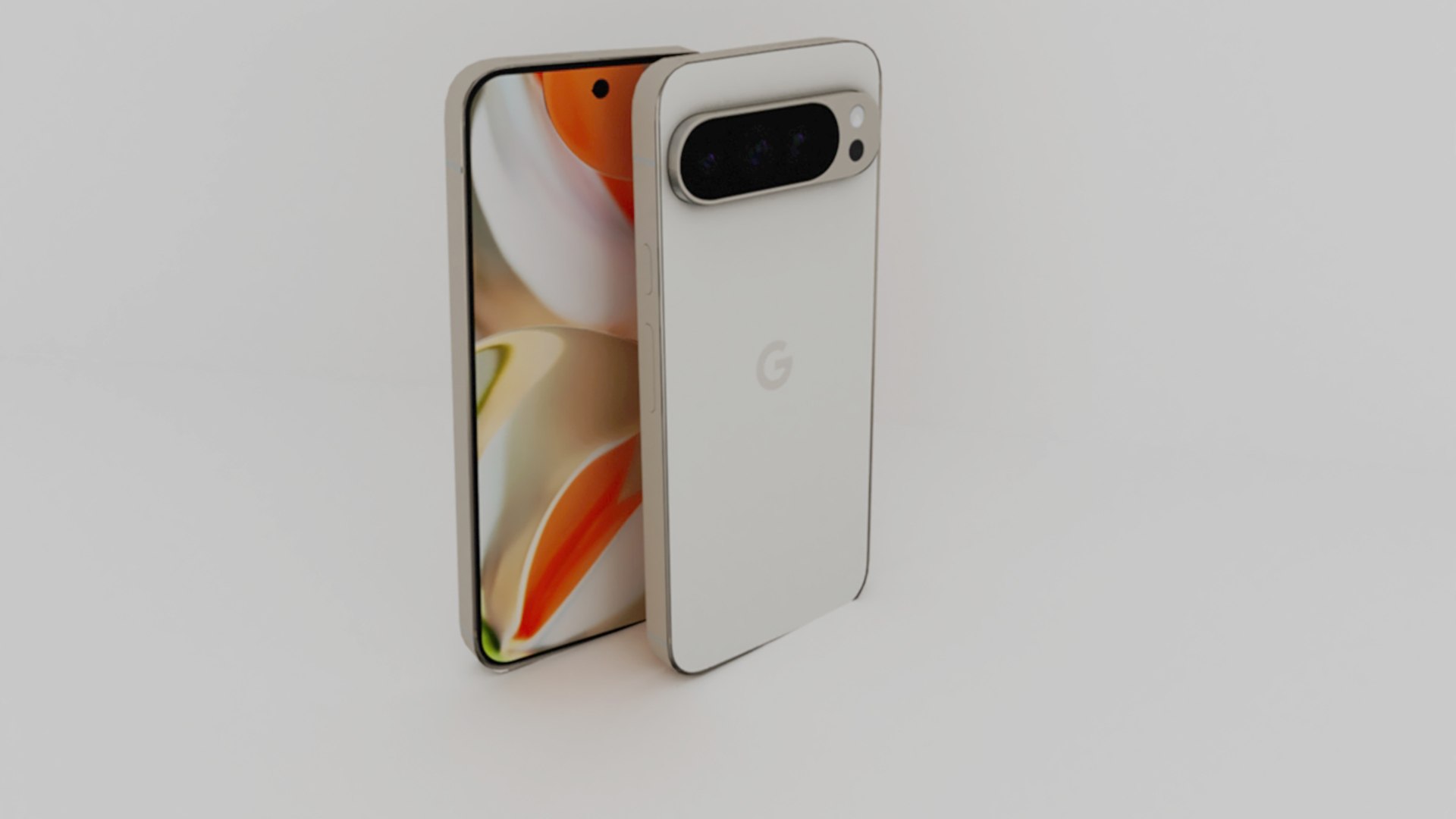 3D Model Google Pixel 9 Pro XL Porcelain - TurboSquid 2319421
