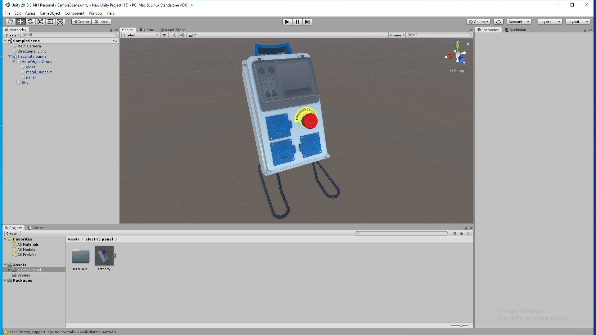 Electric Panel 3D - TurboSquid 1468359